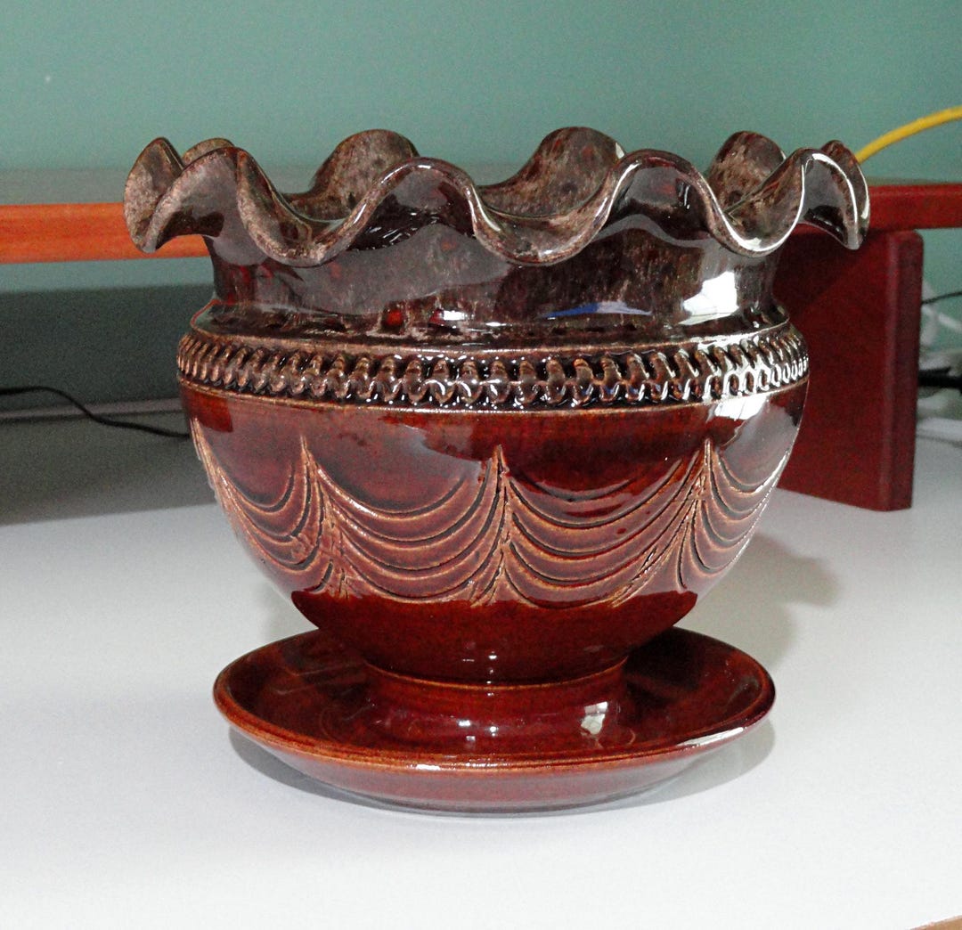 Vintage Haeger American Art Pottery S Maglio 7 Flower Pot Planter Vase ...