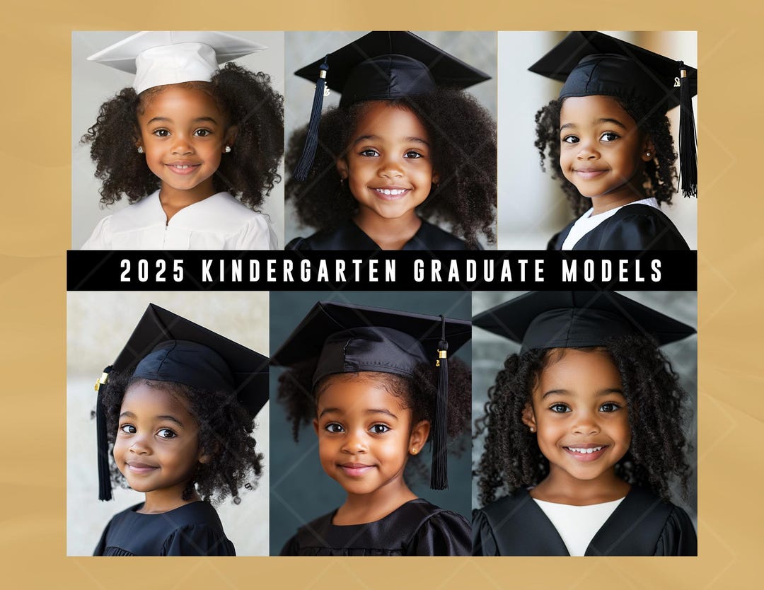 Kindergarten Graduation AI Stock Photos | African American Kids ...
