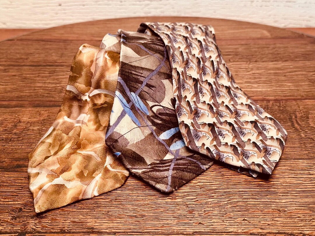 Vintage Jerry Garcia Neck Ties: 90s-00s Collection of 3 Colorful ...