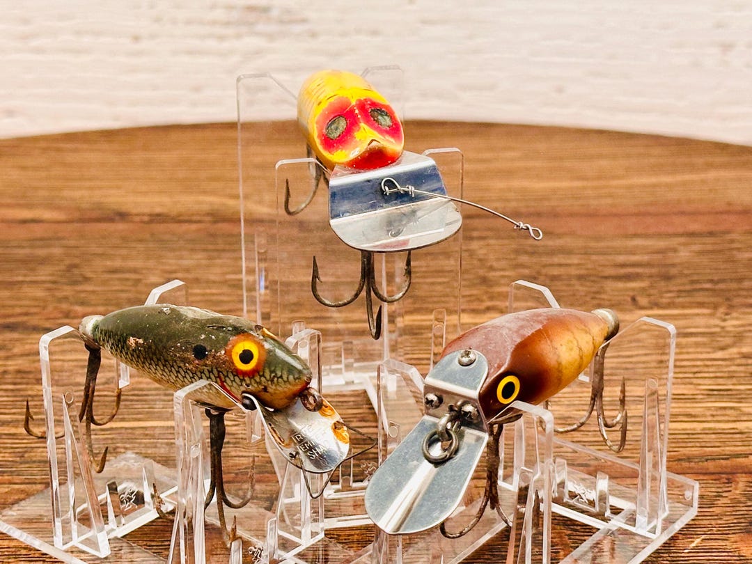 Vintage Fishing Lure Collection: True Temper, Heddon & F Woods ...