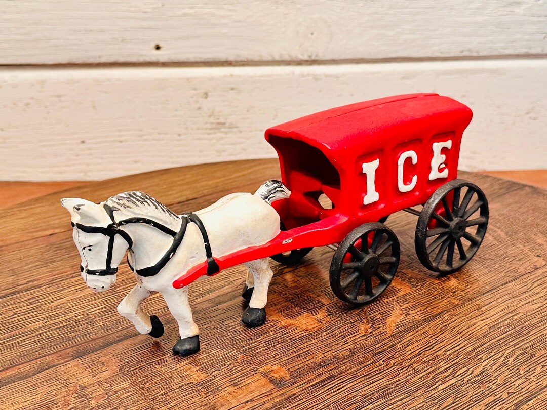 Vintage Horse-drawn Carriage: Rustic Farm Wagon for Garden or Decor - Etsy