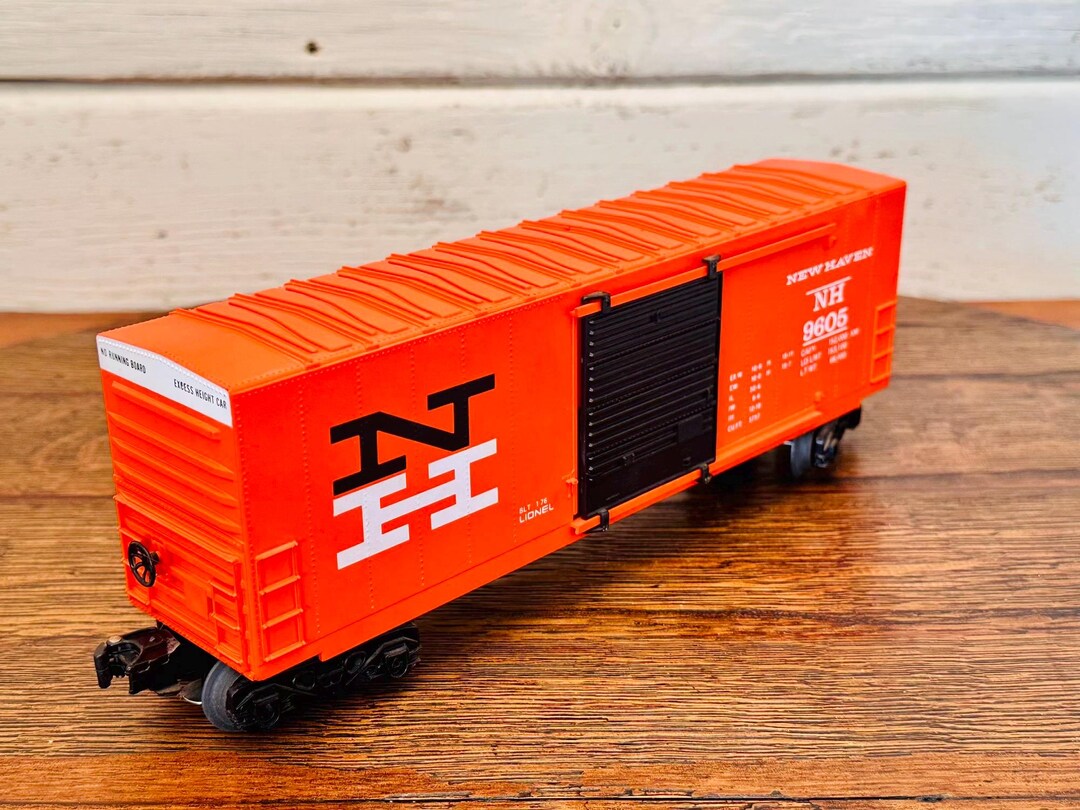 Vintage Lionel New Haven Hi-cube Box Car 6-9605 O-scale Model Train ...