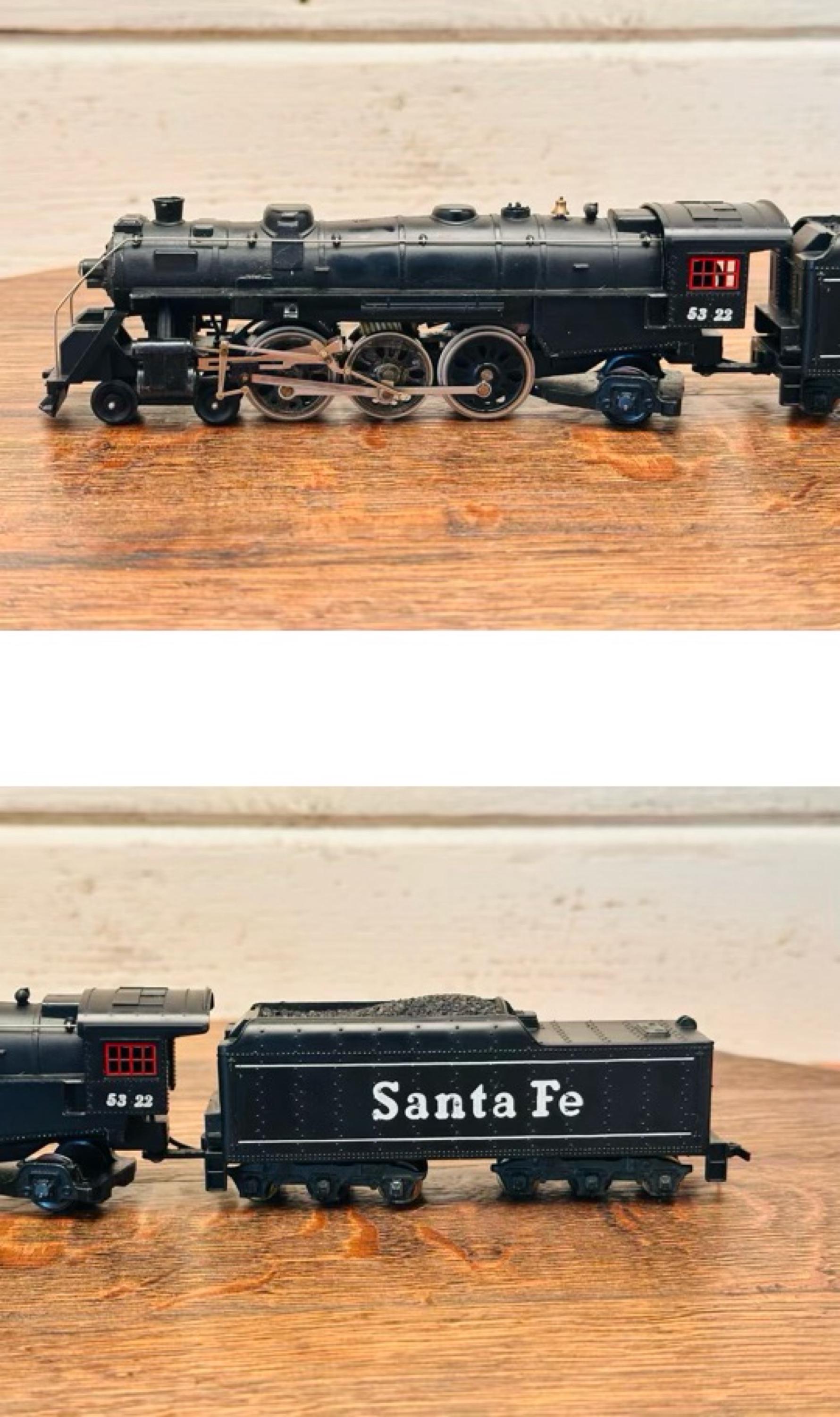Vintage Tyco Santa Fe 5332 Locomotive & Tender Set for Restoration ...