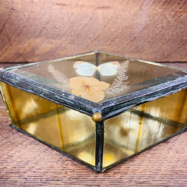 Glass Trinket Boxes - Etsy