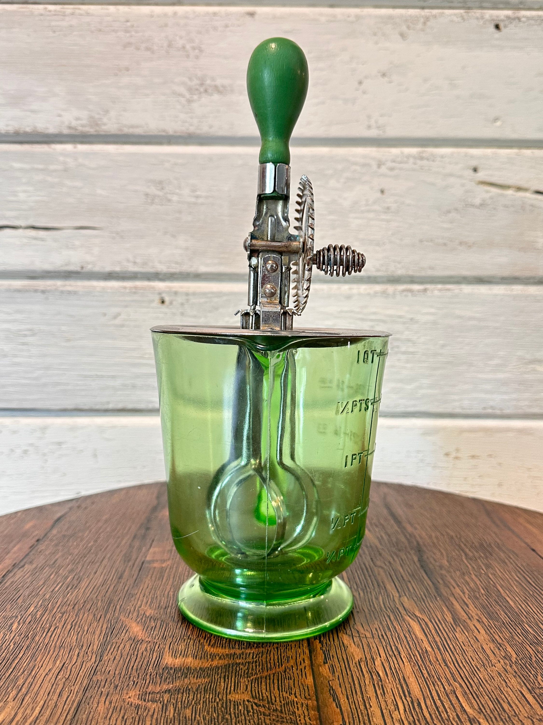 Vintage Depression Glass Blender/mixer - Etsy