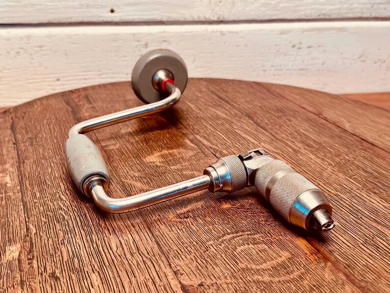 Vintage Stanley Bit Brace & Knapp + Cowles 14" Flathead Screwdriver ...