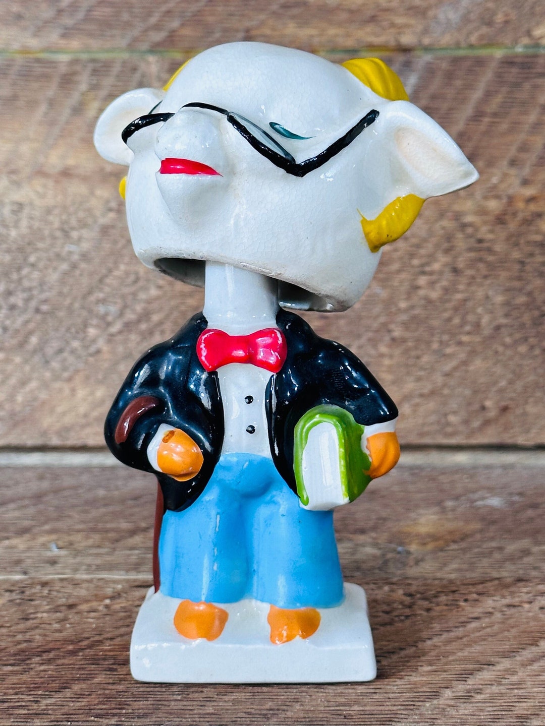 RARE Vintage Nodder Professor Billy Goat - Etsy