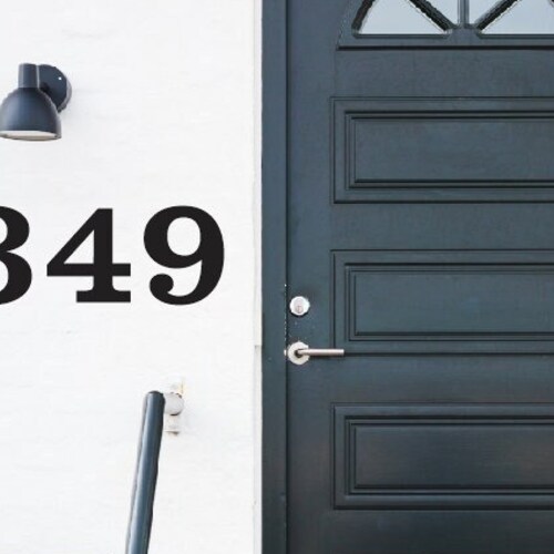 10 Inch Metal House Numbers Address Sign Numbers Modern - Etsy Canada