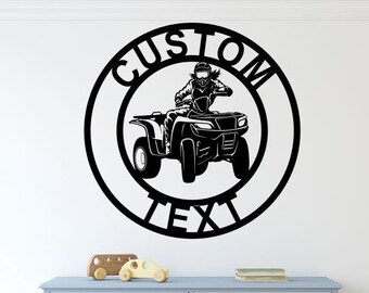 Atv Metal Sign - Etsy