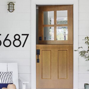 10 Inch Metal House Numbers Address Sign Numbers Modern - Etsy