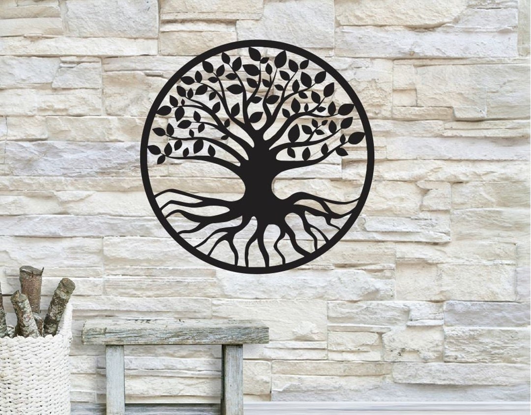 Tree of Life Metal Sign / Metal Wall Decor / Tree of Life Sign / Home ...
