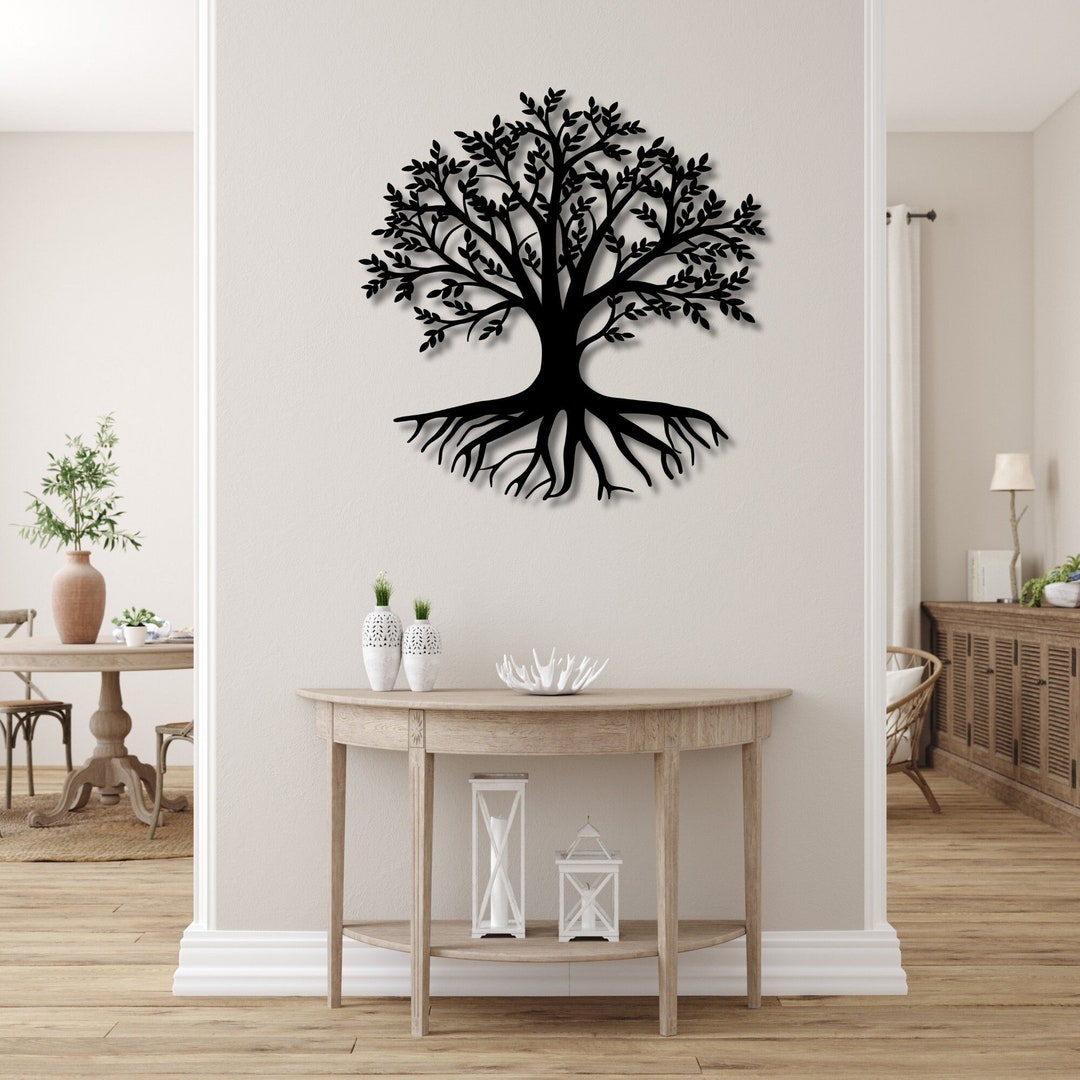 Tree of Life Metal Sign / Metal Wall Decor / Tree of Life Steel Wall ...