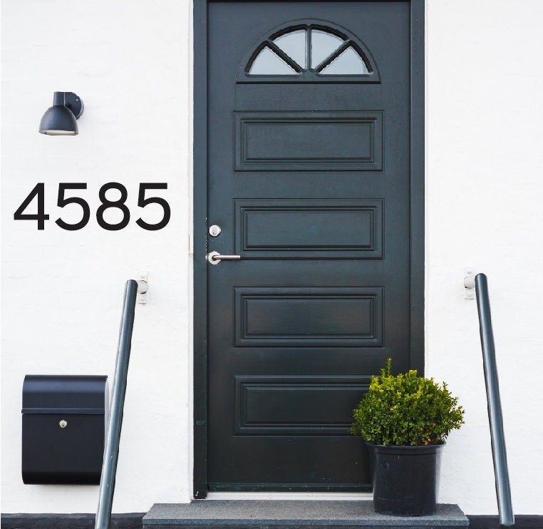 10 Inch Metal House Numbers Address Sign Numbers Modern - Etsy Canada