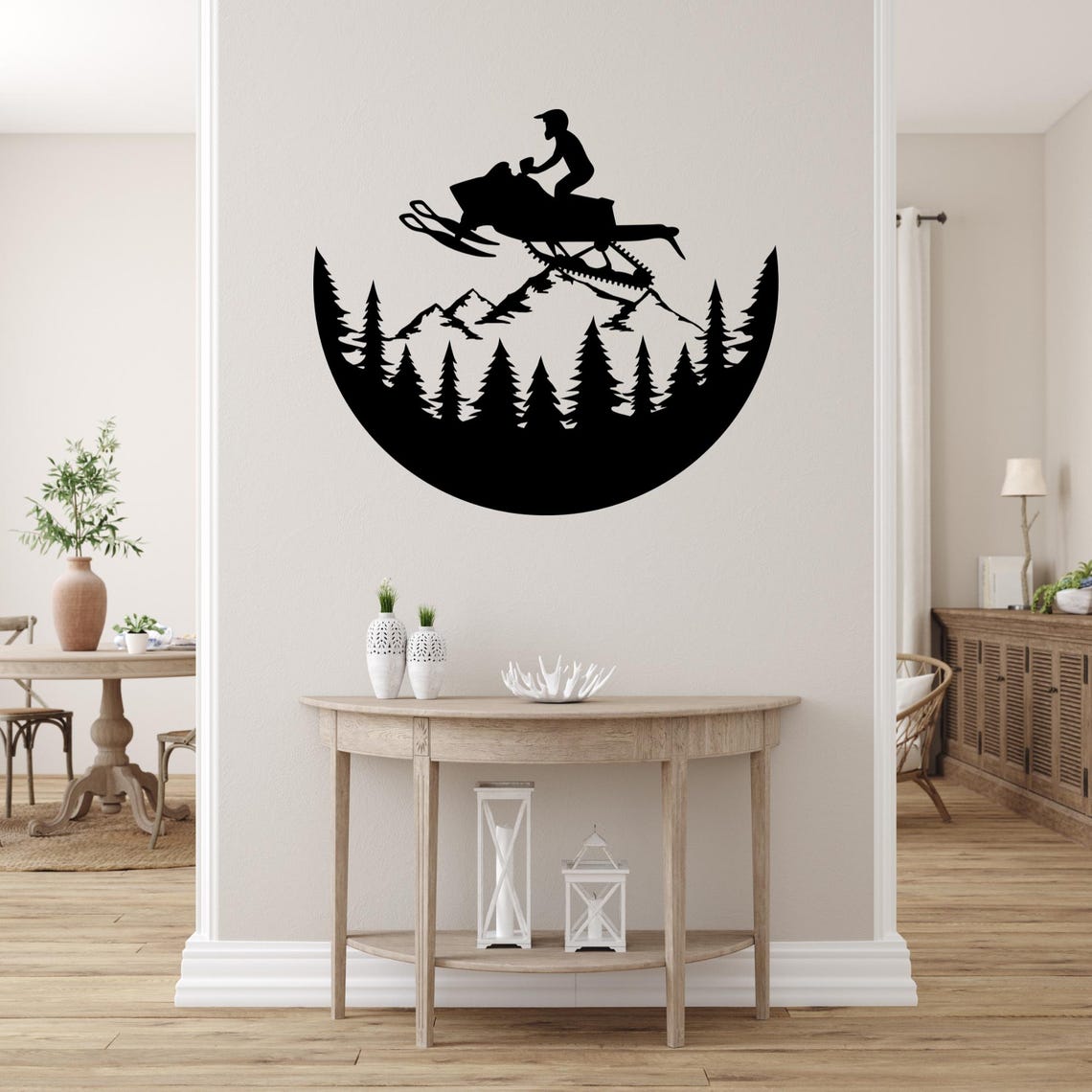 Metal Snowmobile Sign / Snowmobile Wall Decor / Metal Wall Decor ...