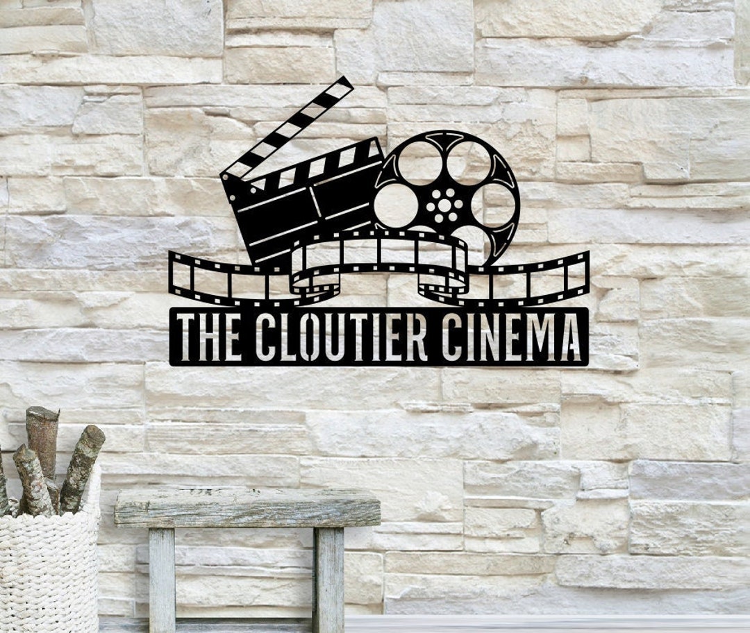 Personalized Home Theater Metal Art / Home Theatre Metal Art ...