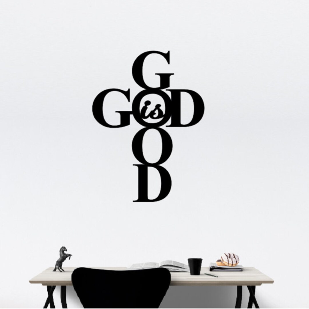 God is Good Metal Wall Art / God Wall Decor / Metal Wall Decor / Home ...