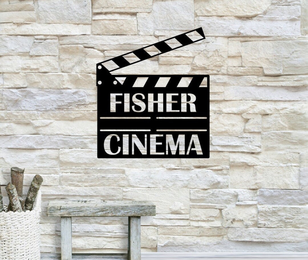 Personalized Home Theater Metal Art / Home Theatre Metal Art ...