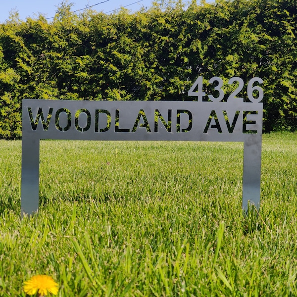 Address Sign Post - Etsy