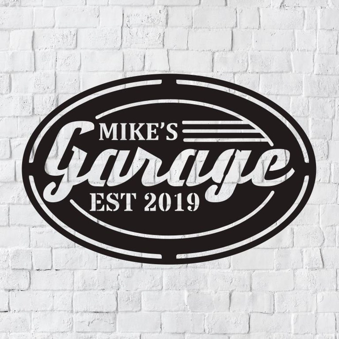 Personalized Garage Sign / Garage Metal Art / Garage Home Decor ...