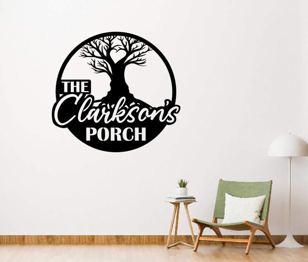 Personalized Porch Patio Metal Sign / Outdoor Wall Decor / Porch Metal ...
