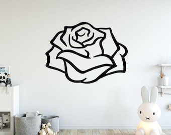 Three Roses Metal Sign / Rose Metal Wall Decor / Flower Wall | Etsy