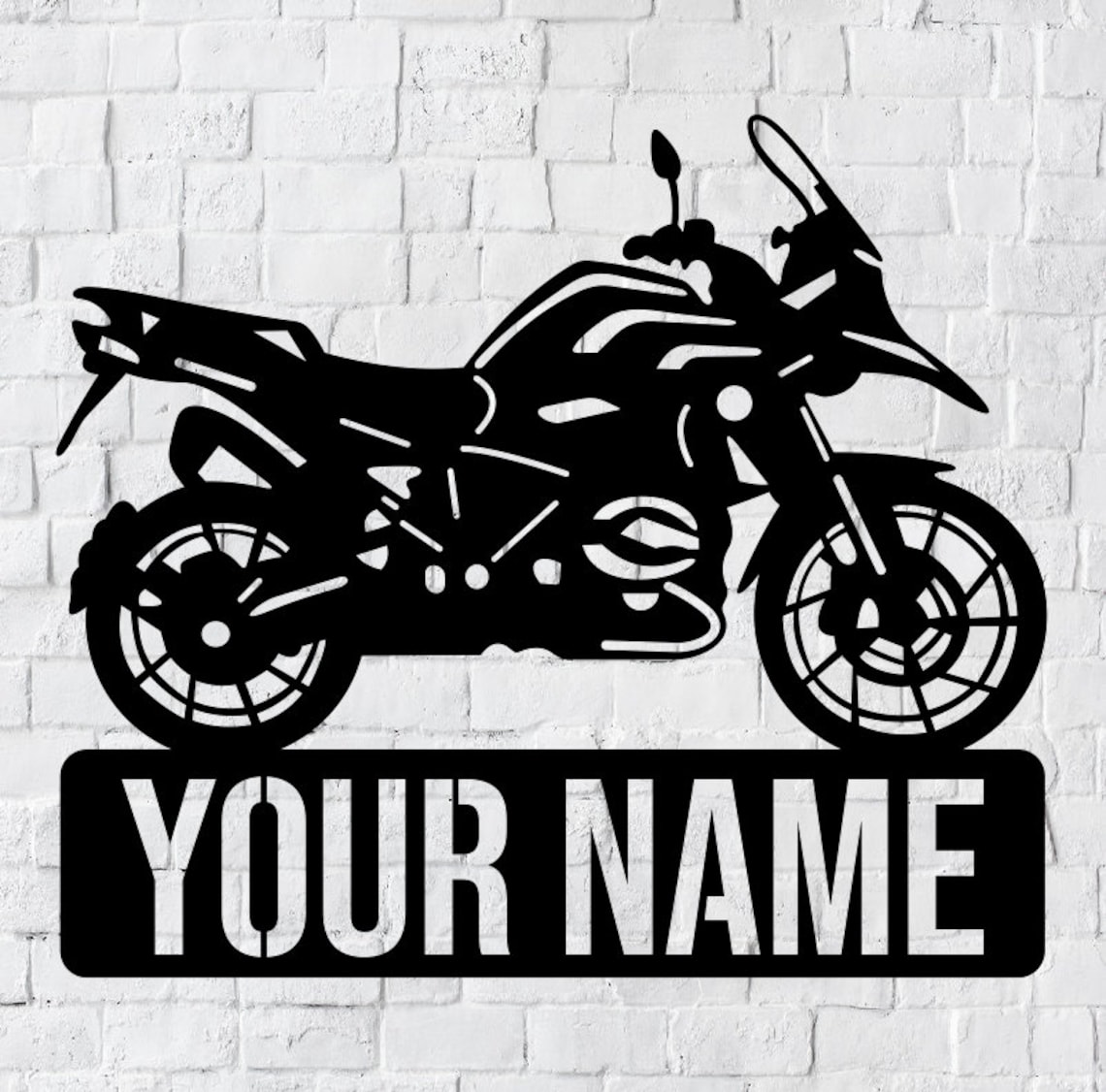 Personalized Metal Motorcycle Sign / Motor Cycle Wall Decor / - Etsy