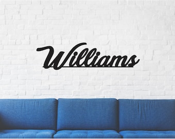 Custom Metal Words / Indoor & Outdoor Metal Words / Custom Cursive ...