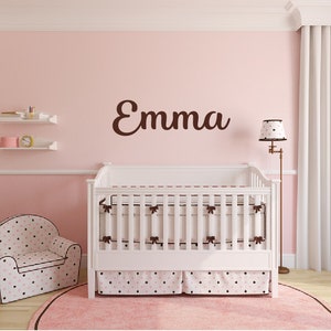Metal Name Sign / Name Sign for Nursery Girl or Boy / Over Crib Sign ...