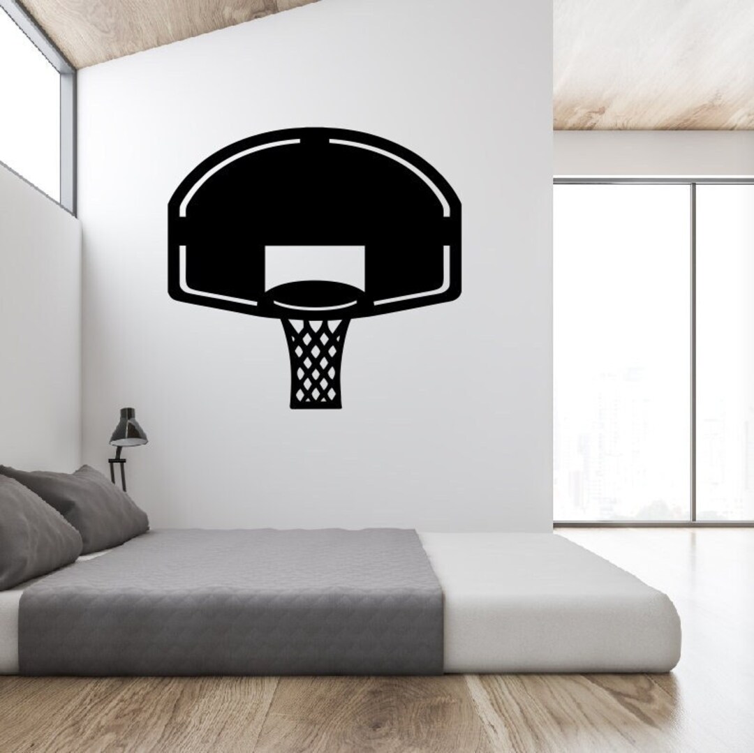 Basketball Metal Wall Art / Basketball Hoop Wall Decor / Metal Wall ...