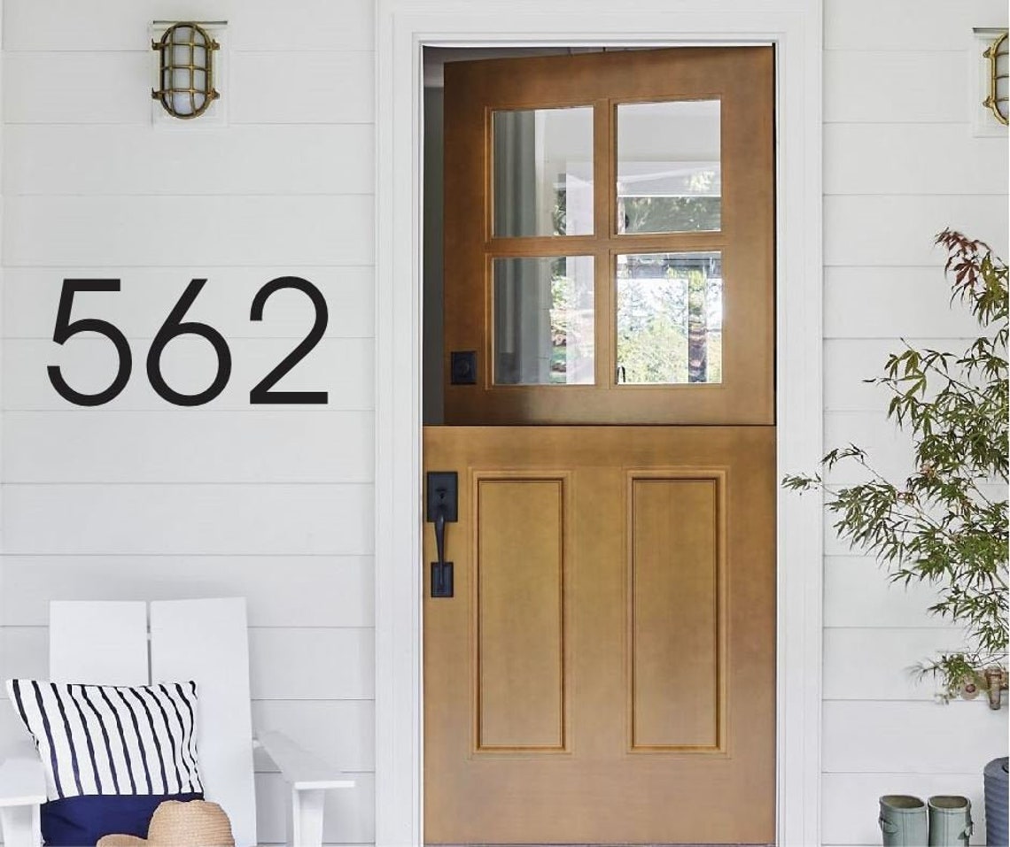 6 Inch Metal House Numbers Address Sign Numbers Modern | Etsy Canada