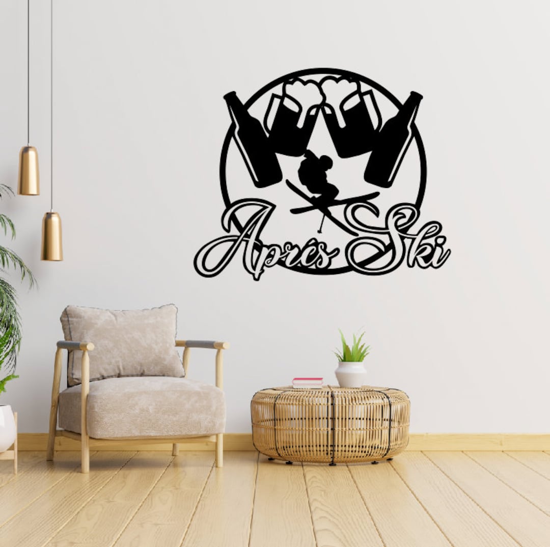 Personalized Apres Ski Sign / Apres-ski Wall Decor / Metal Wall Decor ...