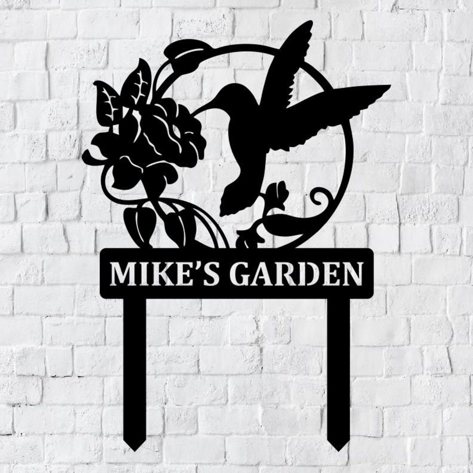 Personalized Garden Stake Metal Sign Garden Stake Metal Sign - Etsy