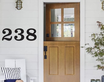 10 Inch Metal House Numbers Address Sign Numbers Modern | Etsy