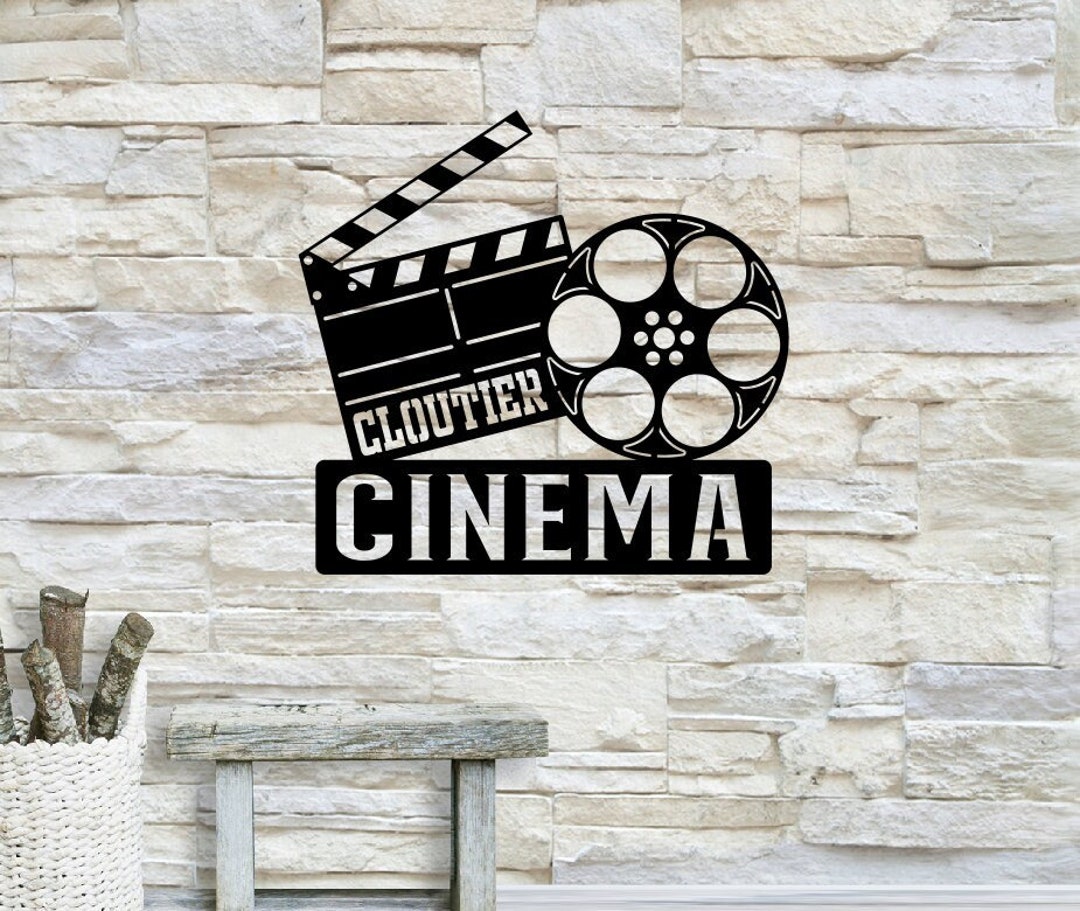 Personalized Home Theater Metal Art / Home Theatre Metal Art ...