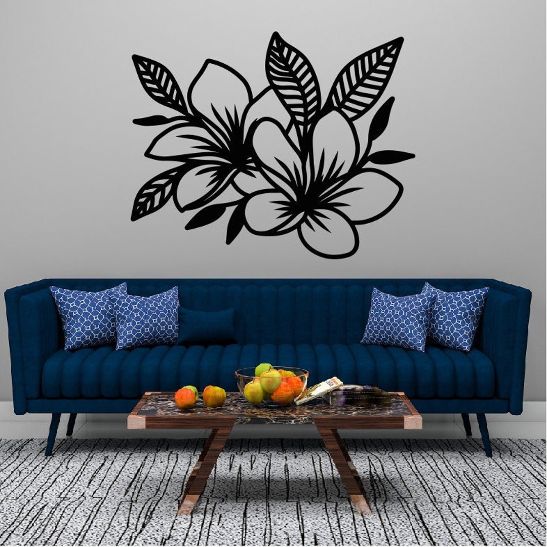 Flowers Metal Sign / Flower Metal Wall Decor / Flower Wall Decor Signs ...