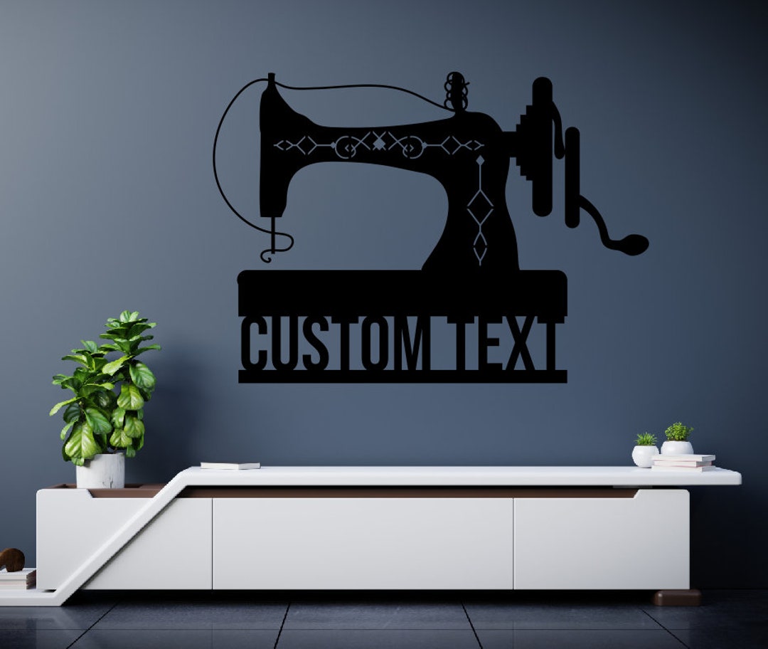 Personalized Sewing Metal Sign / Sewing Wall Decor / Sewing Room Metal ...