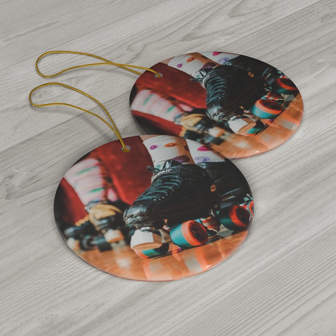 Roller Derby Christmas Ornament, Roller Skate Ornament, Skate Christmas ...