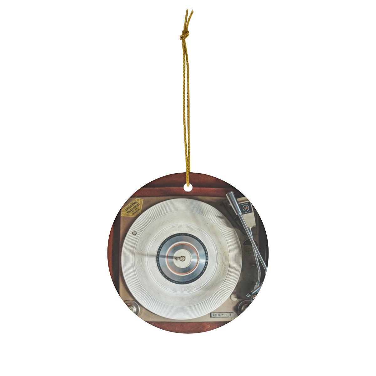 Record Player Ceramic Ornament Christmas Ornament Christmas - Etsy