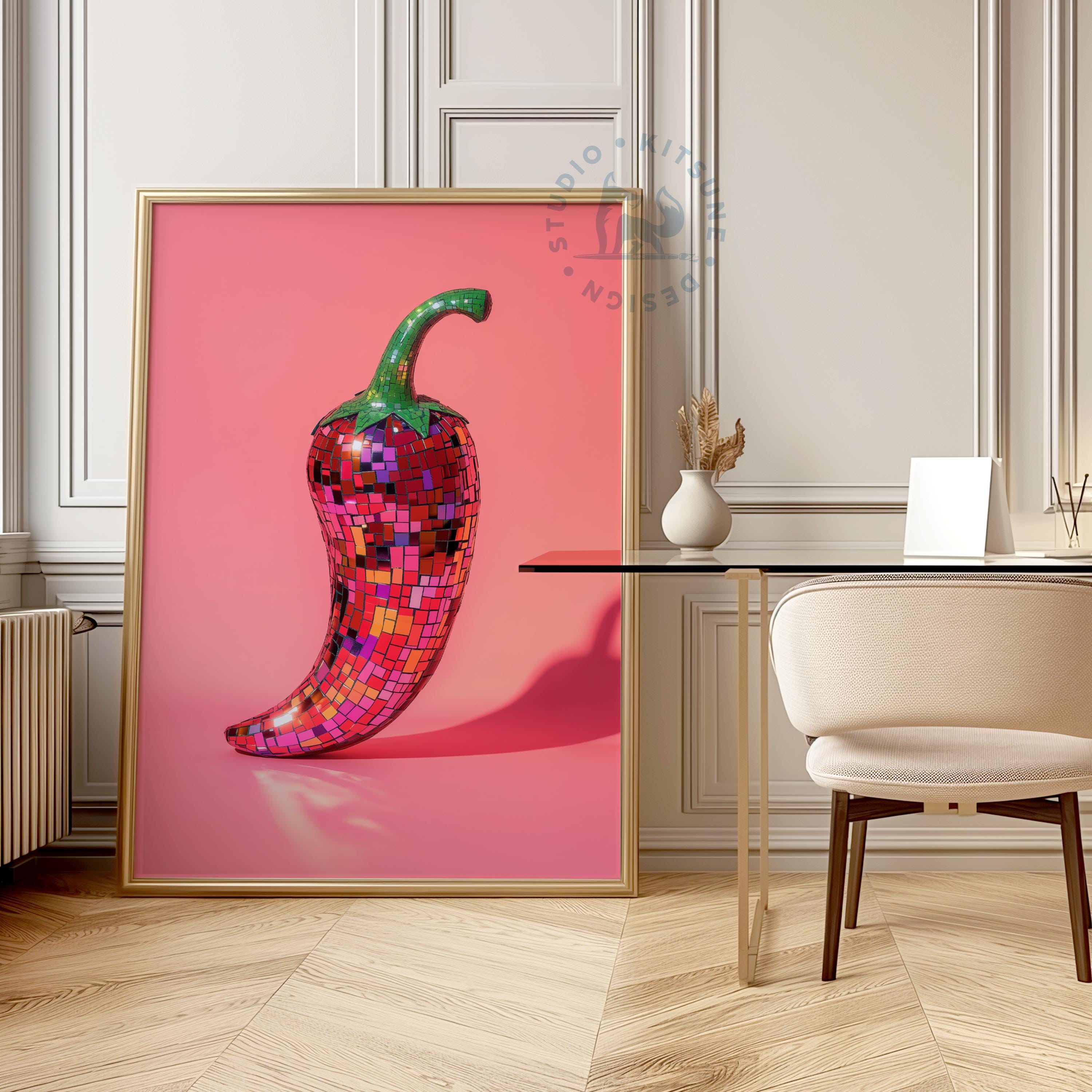 Chili Pepper Disco Ball, Maximalist Painting, Dopamine Dining Room ...