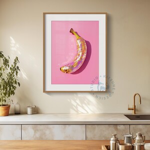 5 Disco Ball Fruits Bundle Wall Art, Gallery Wall Art, Printable Wall ...