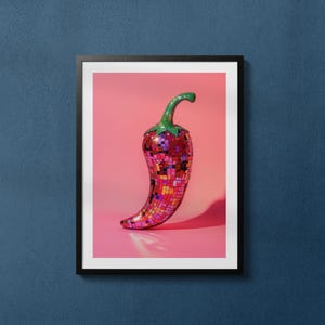 Chili Pepper Disco Ball, Maximalist Painting, Dopamine Dining Room ...