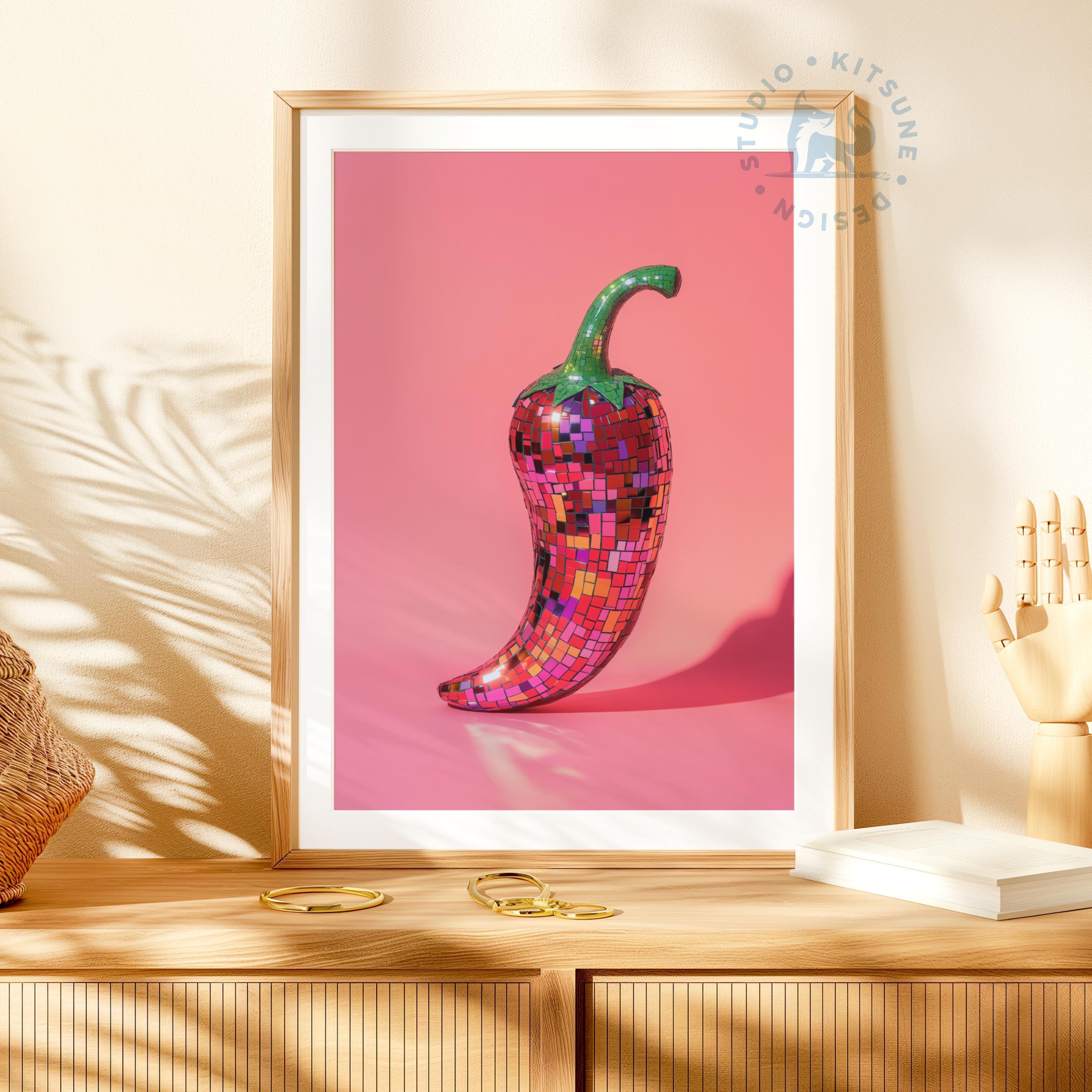 Chili Pepper Disco Ball, Maximalist Painting, Dopamine Dining Room ...