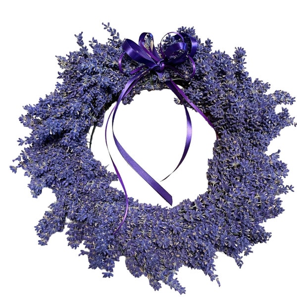 Lavender Wreath - Etsy
