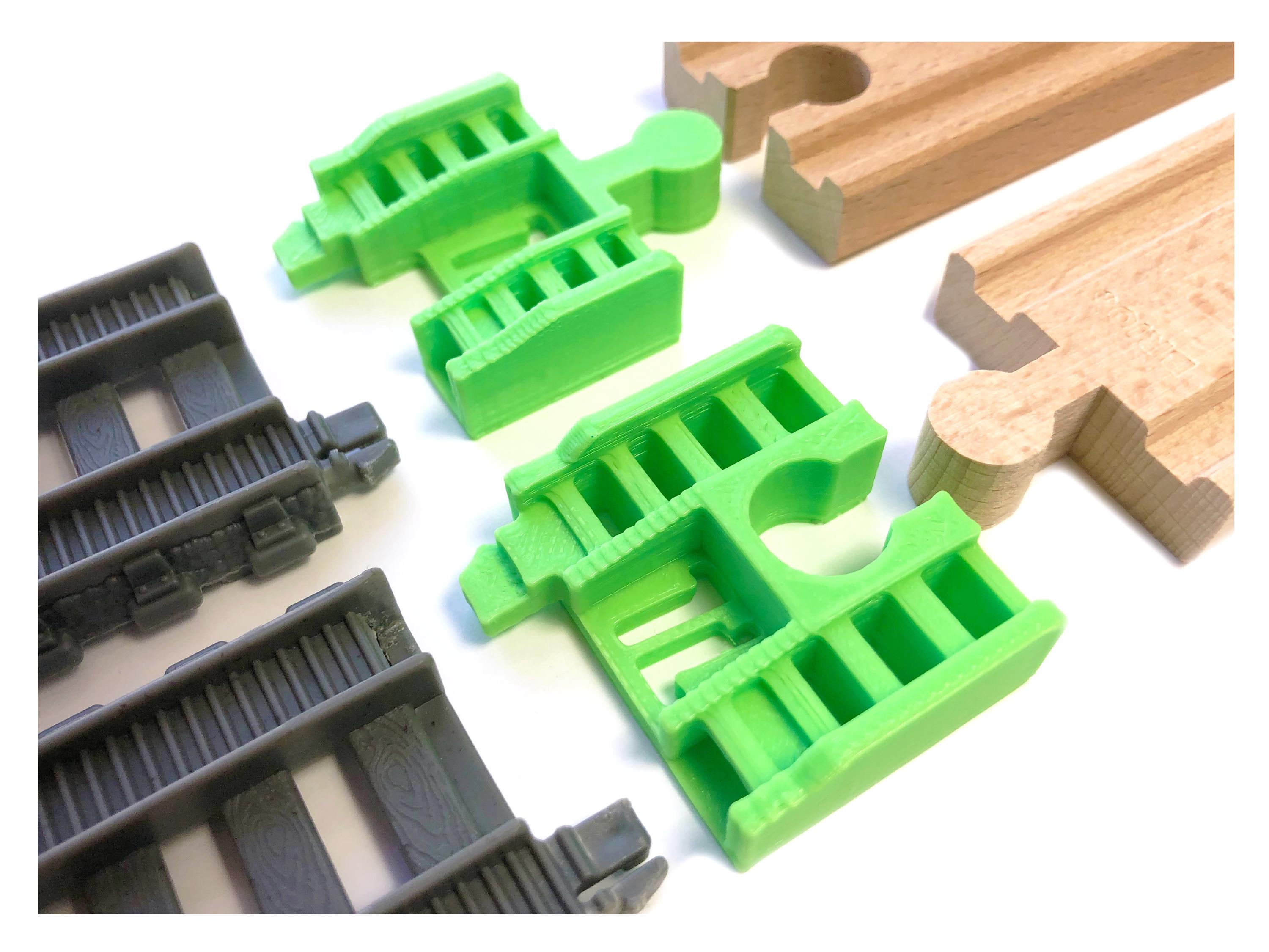 Trainlab Trackmaster (2014-current) to Wooden Railway Train Track ...
