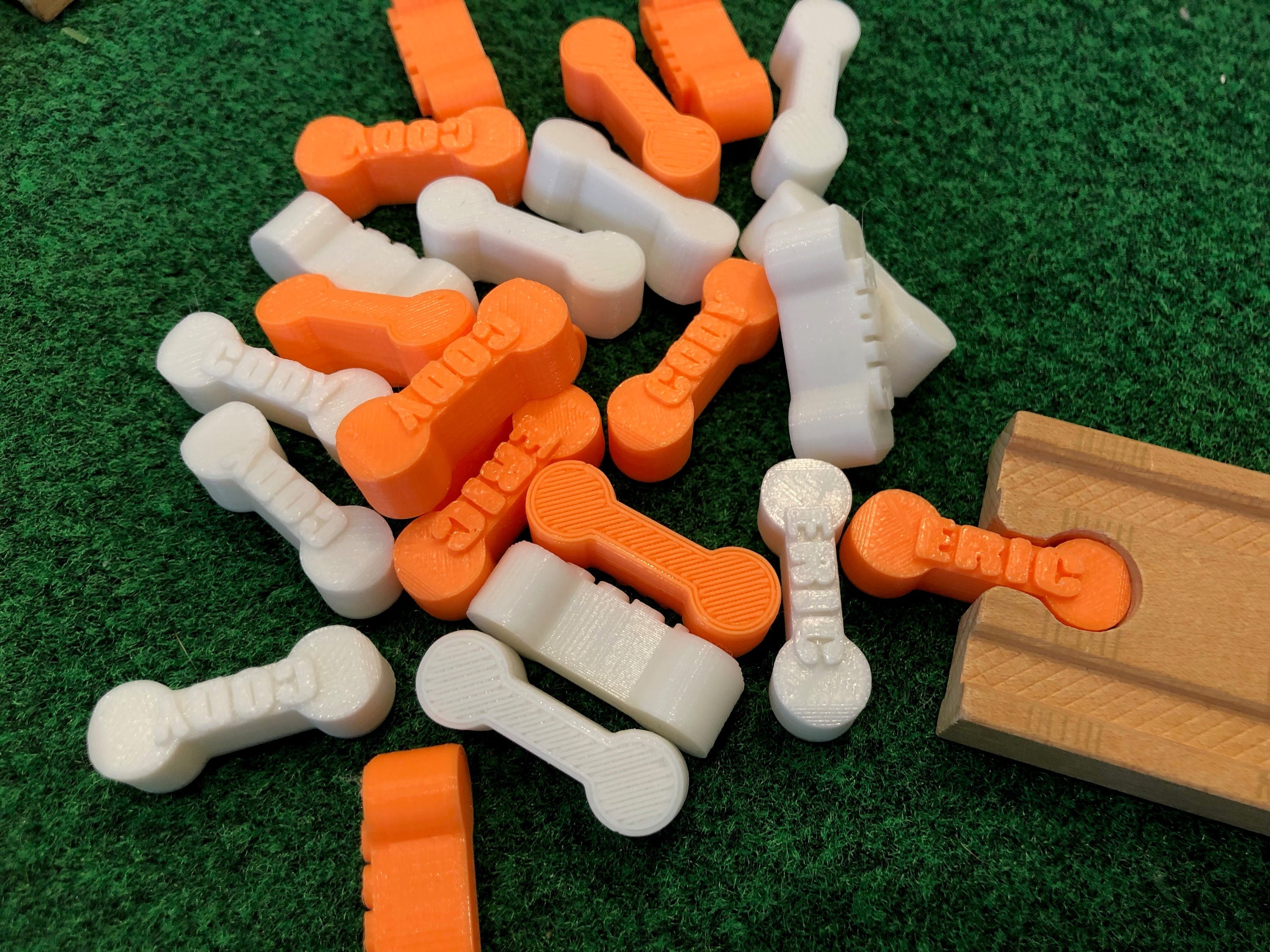 Trainlab Personalized Dog Bones for Wooden Railway Train | Etsy