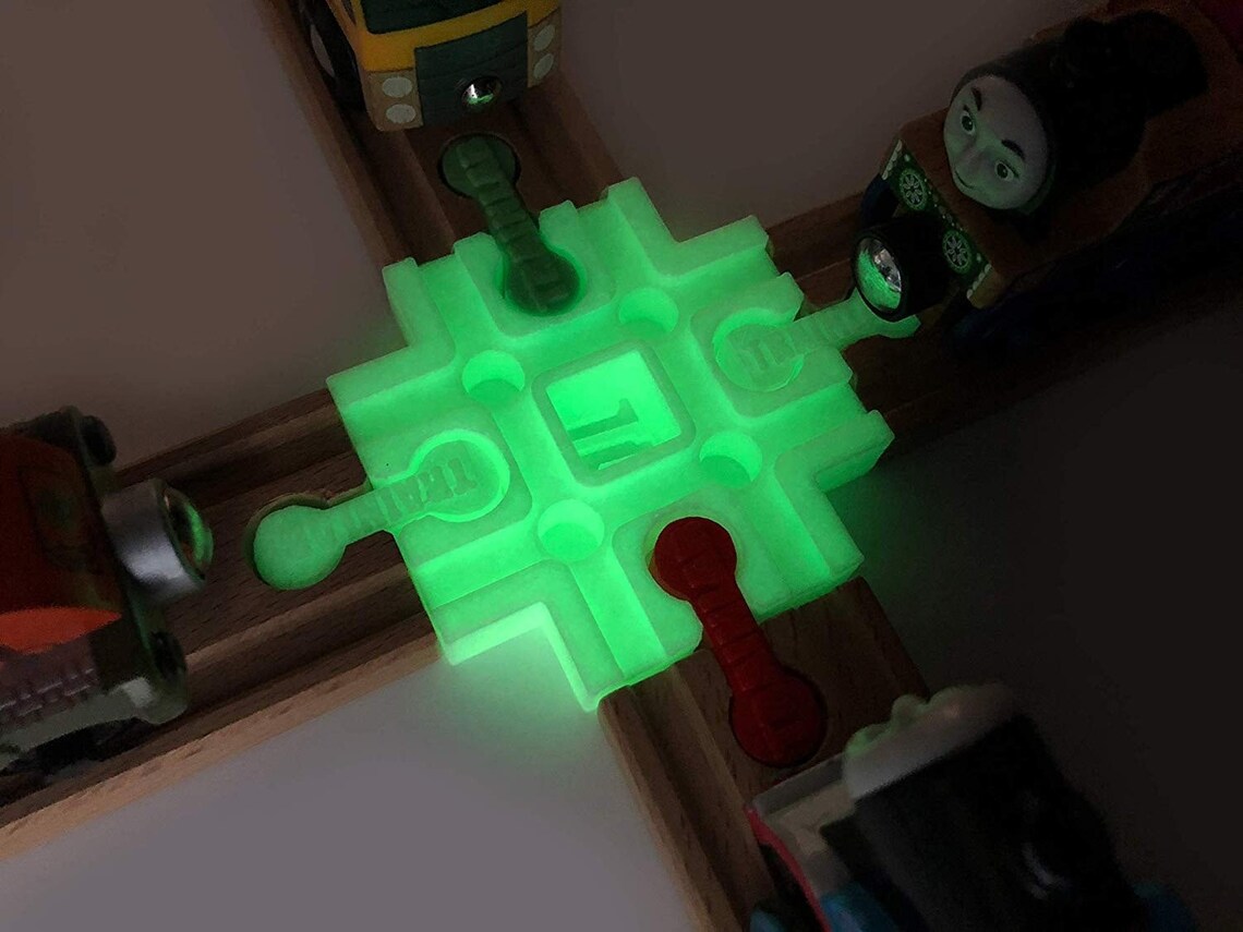 Trainlab Cross Tracks Connector for Wooden Railway With Dog - Etsy