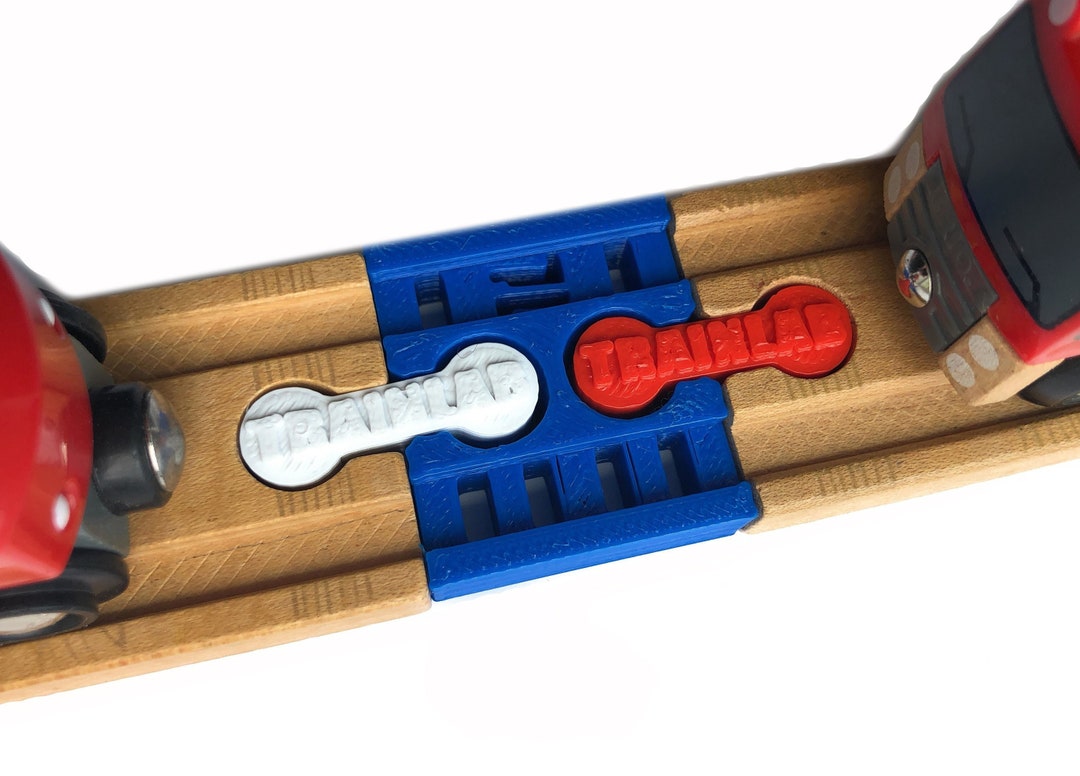 Trainlab Track Connector Female to Female Wooden Railway. Includes 2 ...
