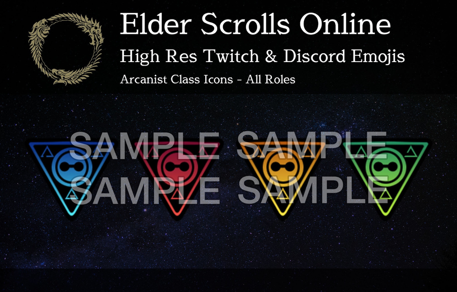 The Elder Scrolls Online | Arcanist Class All Roles Emojis Pack Discord ...