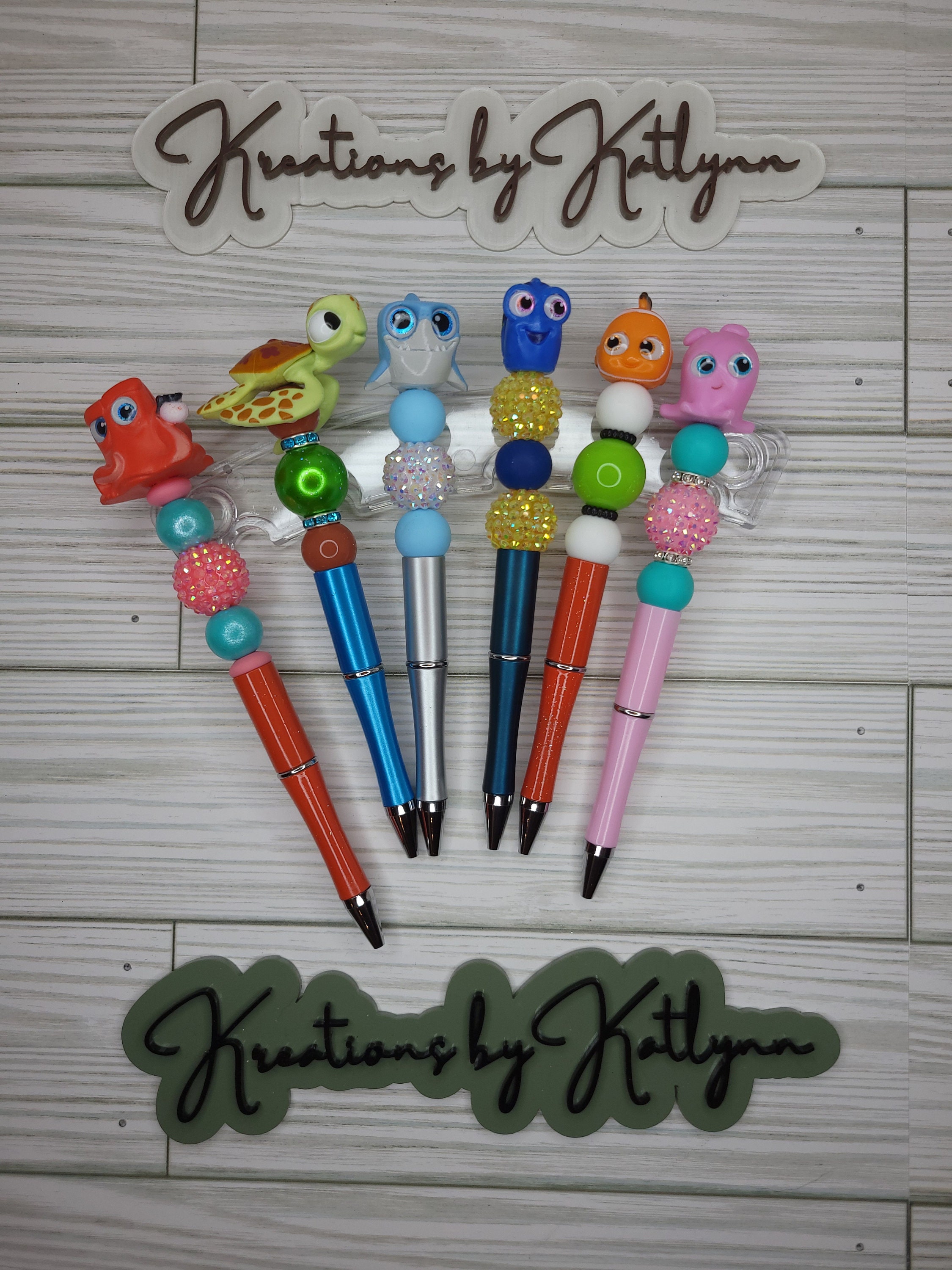 Toy Topper Pens different Characters in Photos - Etsy