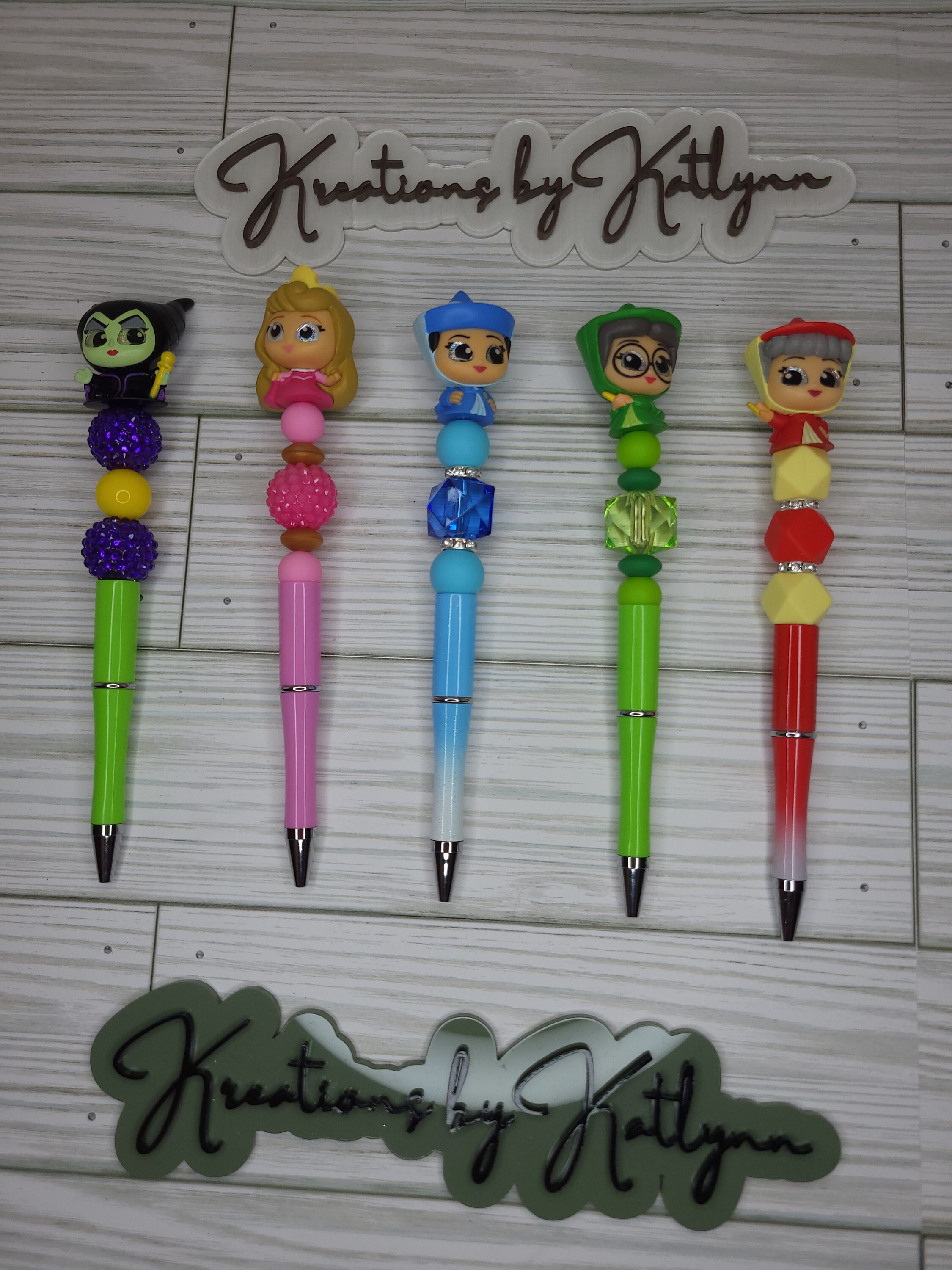 Toy Topper Pens different Characters in Photos - Etsy